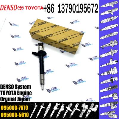 China DENSO Hilux Diesel Injector 23670-0R030 23670-0R140 23670-0R190 095000-7670 for sale