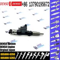 China Common rail injector 23670-E0050 095000-6350 for Hino 500 series for sale