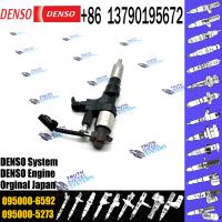 China 095000-6593 for Hino J08 engine excavator fuel injectors 23670-E0010 095000-6592 for sale