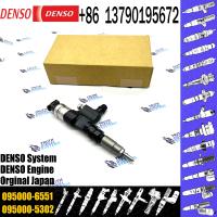 China Diesel Common Rail Injector 095000-6550 095000-6551 For HI-NO 300 N04C 23670-E0190 23670-78140 for sale