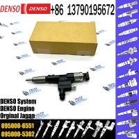 China Diesel Common Rail Injector 095000-6550 095000-6551 For HI-NO 300 N04C 23670-E0190 23670-78140 for sale