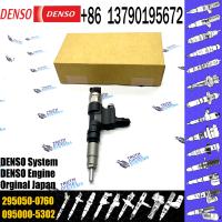 China Common Rail Fuel Injector 295050-0760 For HINO N04C EURO4 Dutro 300 Series 23670-E0380 Excavator for sale