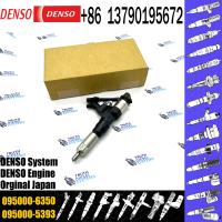 China Diesel Common Rail Fuel Injector 095000-6350 For KOBELCO SK200-8/HINO J05E for sale