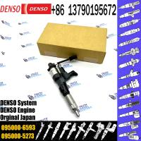 China Diesel Fuel Inyector Common Rail Injector 0950006593 23670-E0010 23670E0010 095000-6593 for Hino J08E-TM engine for sale