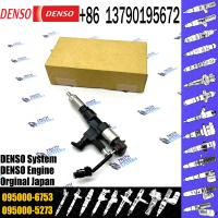 China Common Rail Engine Part Diesel Fuel Injector 095000-6753 injector OEM 23670-E0030 for HINO J08E for sale