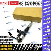 China Common Rail Engine Part Diesel Fuel Injector 095000-6753 injector OEM 23670-E0030 for HINO J08E for sale