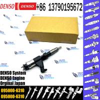 China RE530362 DZ100212 Genuine original common rail injector 095000-6310 095000-6311 095000-6312 for sale