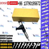 China RE530362 DZ100212 Genuine original common rail injector 095000-6310 095000-6311 095000-6312 for sale