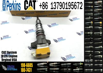 China Fuel Injector 128-6601 198-6605 for Excavator Engine 3126 3126B for sale