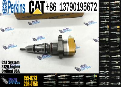 China Diesel nozzle assembly 173-4059 common rail injector 155-8723 169-7411 169-7410 for CAT 3126B engine for sale