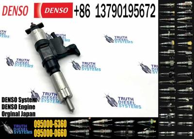 China Diesel Common Rail Fuel Injector Assy 095000-6363 095000-6366 for ISUZU 6HK1 FORWARD 4HK1 N SERIES for sale