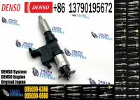 China Diesel Common Rail Fuel Injector Assy 095000-6363 095000-6366 for ISUZU 6HK1 FORWARD 4HK1 N SERIES for sale