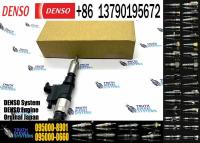 China Common Rail Injector Diesel Engine Parts Fuel Injector 095000-8901 095000-8900 For ISUZU 4HK1 for sale