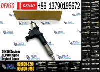 China High Quality Original New Fuel Injector 095000-6270 for Common Rail Diesel Engine Injection Nozzle 8-97610254-0 for sale