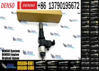China High Quality fuel injector 095000-8980 095000-8981 095000-8982 8-98167556-2 for ISUZU 6WG1 Engine for sale