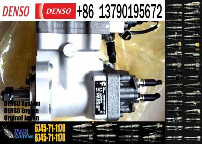 China Construction machinery parts komatsu excavator fuel injection pump 6745-71-1180 6745-71-1170 fuel injection pump for kom for sale