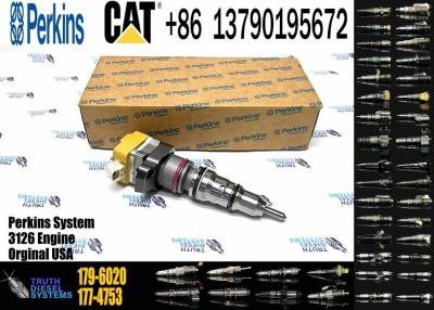 China Excavator Engine parts Fule Injetor 179-6020 153-5938 20R-4148 20R-0758 232-1171 10R-1267 for 3412E 3408 Fuel Injector for sale