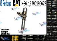 China Excavator Spare Parts Common Rail Diesel Fuel Injector 320-0670 2645A745 For CAT Perkins C6.6 320D Engine for sale