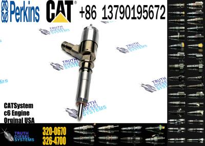 China Excavator Spare Parts Common Rail Diesel Fuel Injector 320-0670 2645A745 For CAT Perkins C6.6 320D Engine for sale