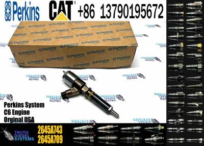 China 2645A743 New Common Rail Injector 2645A738 2645A745 Factory Diesel Injector 2645A746 320-0677 320-0680 for CAT Excavator for sale