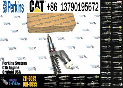 China 211-3025 Fuel Injector Diesel Engine Parts 3406E 3456 C-15 C-16 Engine 385B Excavator Fuel Injector 2113025 for sale