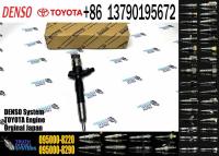 China Common Rail Injector 095000-8220 0950008220 23670-01050 for Toyota 2367001050 for sale