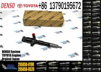 China Common Rail Injector 295050-0190 2950500190 23670-01100 2367001100 for Toyota for sale