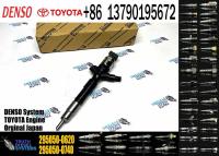 China New Quality Diesel Injector 295050-0740 295050-0620 23670-30420 for 1KD-FTV 2KD-FTV D-4D 2.0 VVTi for sale