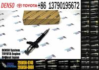 China New Quality Diesel Injector 295050-0740 295050-0620 23670-30420 for 1KD-FTV 2KD-FTV D-4D 2.0 VVTi for sale