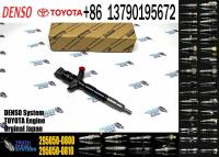 China Original 295050-0810 Common Rail Injector 23670-09380 23670-0L110 295050-0800 for sale