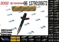 China 295050-0810 23670-09380 Common Rail Diesel Injector for Toyota Dyna Hiace Hilux 2KD-FTV 2.5L D-4D 200 Engine for sale