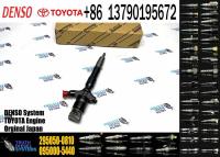 China 295050-0810 23670-09380 Common Rail Diesel Injector for Toyota Dyna Hiace Hilux 2KD-FTV 2.5L D-4D 200 Engine for sale