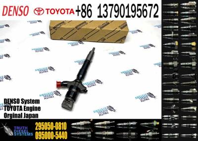 China 295050-0810 23670-09380 Common Rail Diesel Injector for Toyota Dyna Hiace Hilux 2KD-FTV 2.5L D-4D 200 Engine for sale