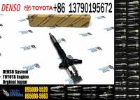 China 23670-39276 23670-39235 23670-30100 095000-5520 095000-5930 095000-6190 Fuel Injector for Denso Toyota Hilux Hiace 2KD 4WD D4D for sale