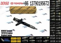 China 23670-39276 23670-39235 23670-30100 095000-5520 095000-5930 095000-6190 Fuel Injector for Denso Toyota Hilux Hiace 2KD 4WD D4D for sale
