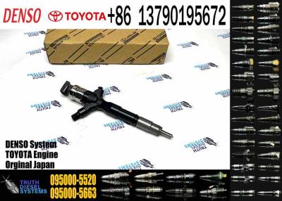 China 23670-39276 23670-39235 23670-30100 095000-5520 095000-5930 095000-6190 Fuel Injector for Denso Toyota Hilux Hiace 2KD 4WD D4D for sale