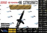 China 23670-39276 23670-39235 23670-30100 095000-5520 095000-5930 095000-6190 Fuel Injector for Denso Toyota Hilux Hiace 2KD 4WD D4D for sale