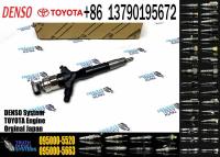 China 23670-39276 23670-39235 23670-30100 095000-5520 095000-5930 095000-6190 Fuel Injector for Denso Toyota Hilux Hiace 2KD 4WD D4D for sale