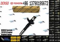 China Diesel Fuel Injector 095000-5663 23670-30050 2367030050 for Toyota 1AD-FTV 2AD-FTV for sale