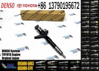 China Diesel Fuel Injector 095000-5663 23670-30050 2367030050 for Toyota 1AD-FTV 2AD-FTV for sale
