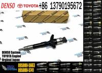 China Diesel Fuel Injector 095000-5663 23670-30050 2367030050 for Toyota 1AD-FTV 2AD-FTV for sale