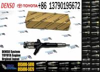 China New Diesel Common Rail Injector 095000-5890 095000-5891 095000-5740 23670-30080 23670-39135 for TOYOTA Landcruiser 1KD-FTV for sale