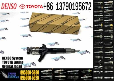 China New Diesel Common Rail Injector 095000-5890 095000-5891 095000-5740 23670-30080 23670-39135 for TOYOTA Landcruiser 1KD-FTV for sale
