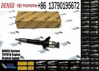 China New Diesel Common Rail Injector 095000-5890 095000-5891 095000-5740 23670-30080 23670-39135 for TOYOTA Landcruiser 1KD-FTV for sale