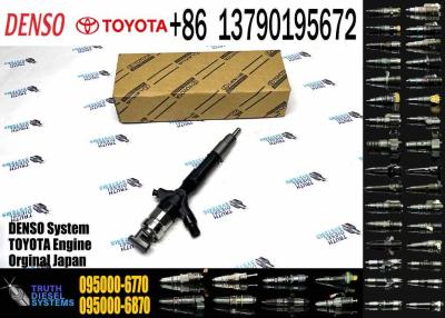 China High Quality New Diesel Common Rail Fuel Injector 095000-6770 23670-30150 for Toyota Hiace 2KD-FTV 2.5 D-4D for sale