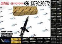 China High Quality New Diesel Common Rail Fuel Injector 095000-6770 23670-30150 for Toyota Hiace 2KD-FTV 2.5 D-4D for sale