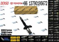 China 095000-6870 23670-39155 Diesel Fuel Injector for Toyota Landcruiser Prado 3.0 D Daihatsu Delta 1KD-FTV Diesel Engine for sale