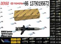 China 095000-6870 23670-39155 Diesel Fuel Injector for Toyota Landcruiser Prado 3.0 D Daihatsu Delta 1KD-FTV Diesel Engine for sale
