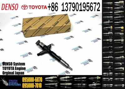 China 095000-6870 23670-39155 Diesel Fuel Injector for Toyota Landcruiser Prado 3.0 D Daihatsu Delta 1KD-FTV Diesel Engine for sale