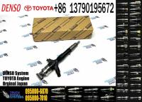 China 095000-6870 23670-39155 Diesel Fuel Injector for Toyota Landcruiser Prado 3.0 D Daihatsu Delta 1KD-FTV Diesel Engine for sale